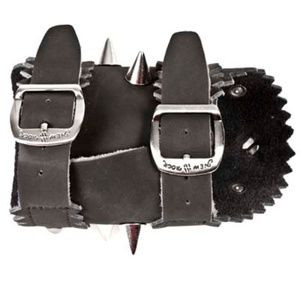 New Rock | Accessories | New Rock Mune Leather Spiked Gauntlet | Poshmark